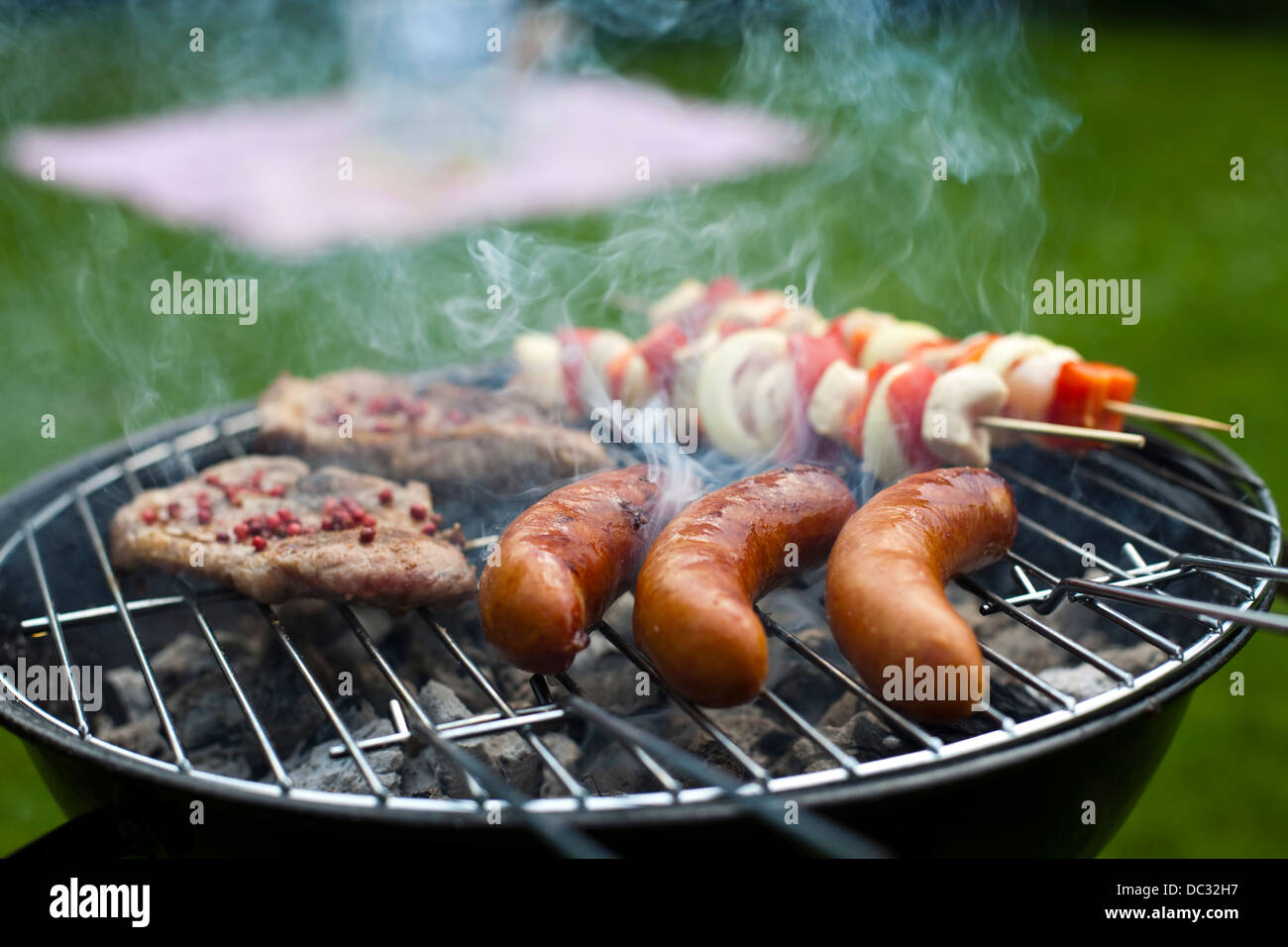 BBQ, Grilling time Stock Photo - Alamy