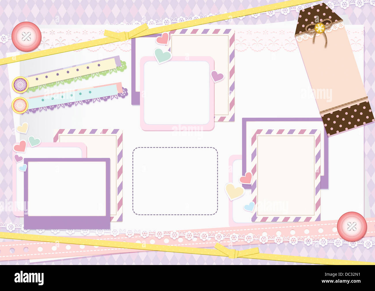 illustration of memo templates Stock Photo - Alamy