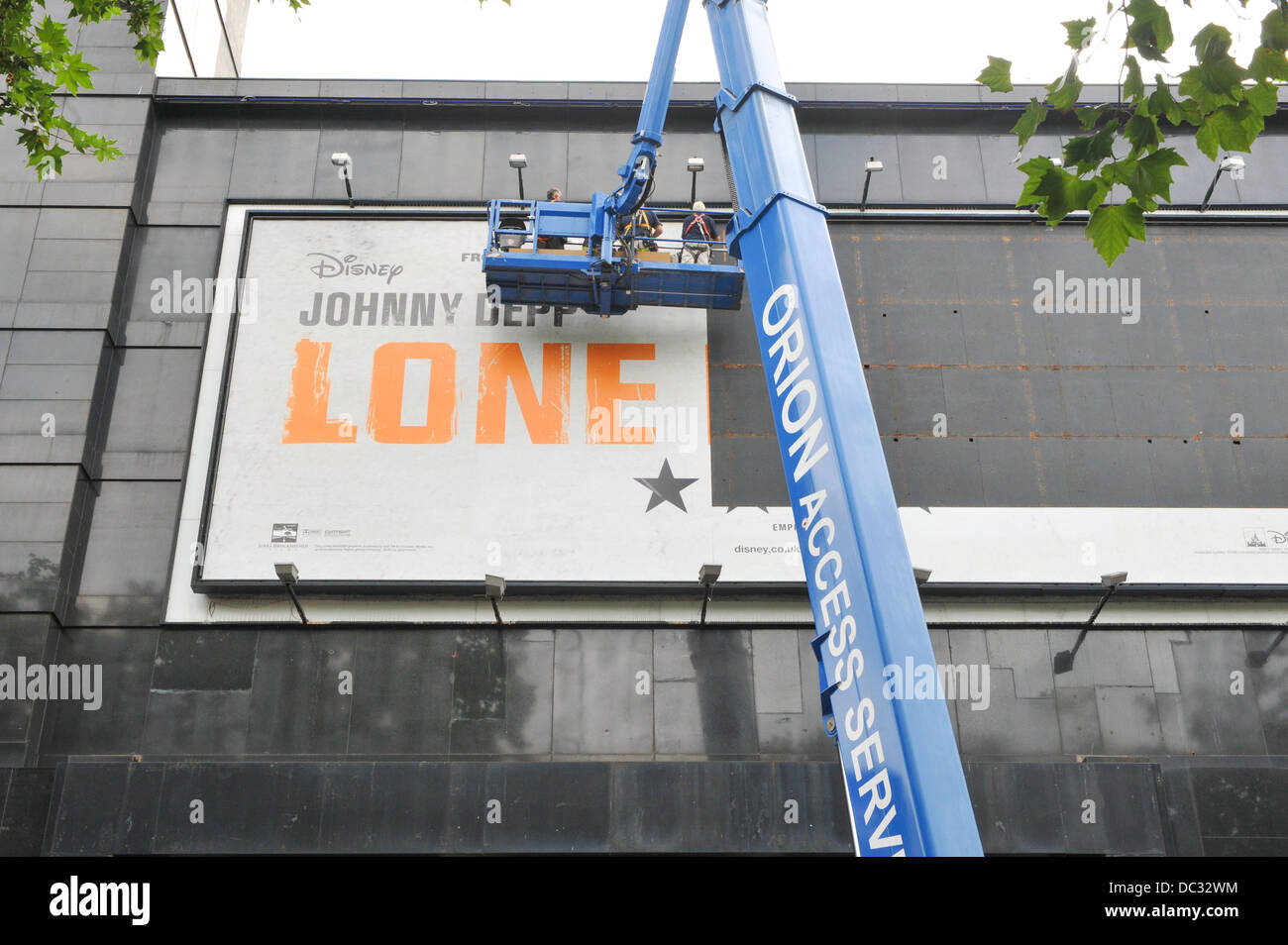 Leicester Square, London, UK. 8th August 2013. The Lone Ranger ...