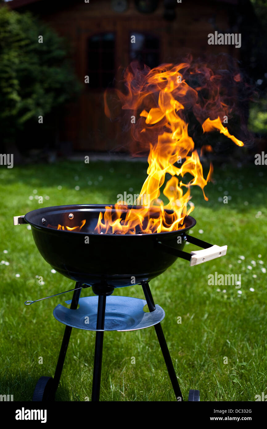 Fire, Hot grilling Stock Photo - Alamy