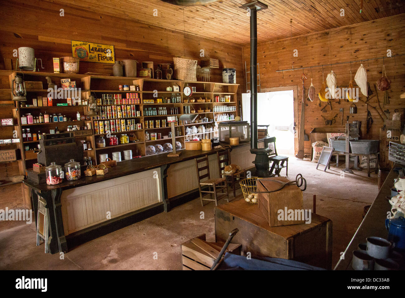 President Jimmy Carter Boyhood Farm museum general store May 6, 2013 in ...