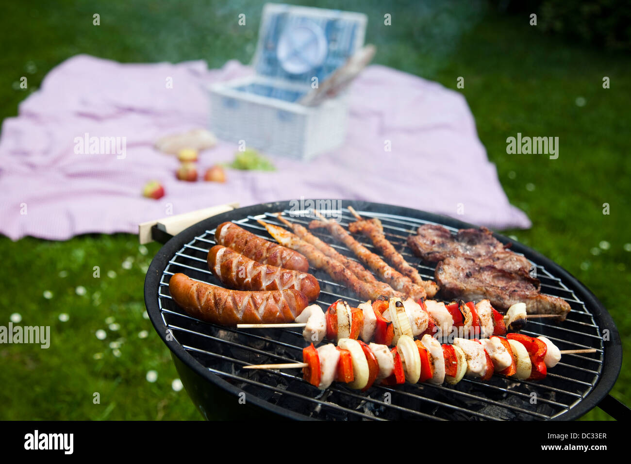 BBQ, Grilling time Stock Photo - Alamy