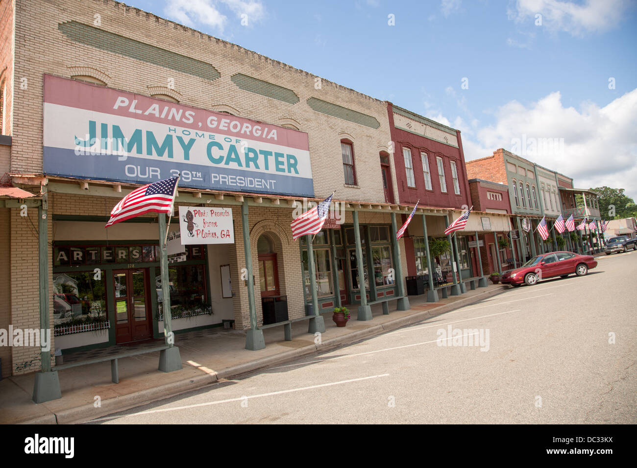 Plains ga cotton warehouse hi-res stock photography and images - Alamy