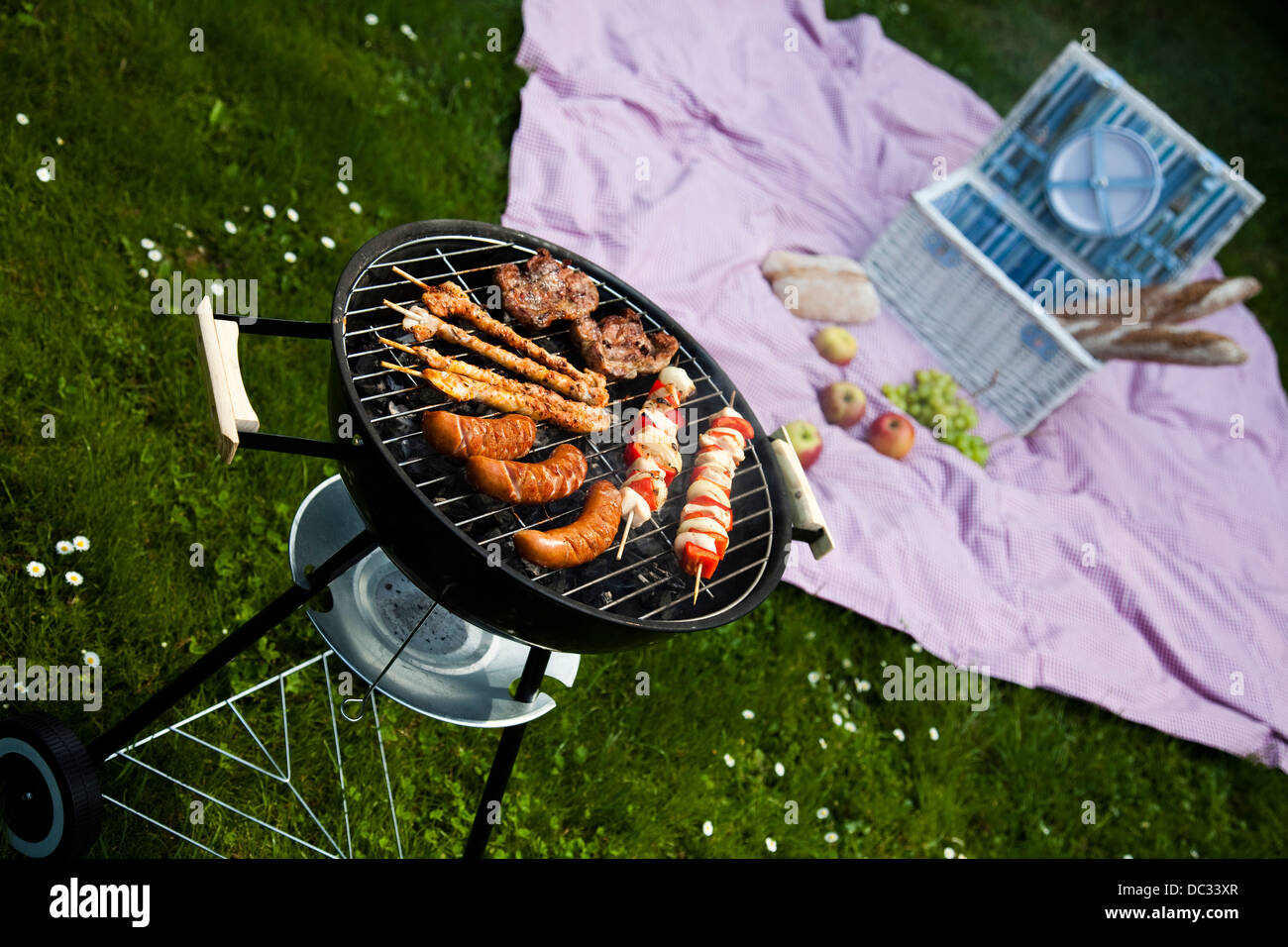BBQ, Grilling time Stock Photo - Alamy