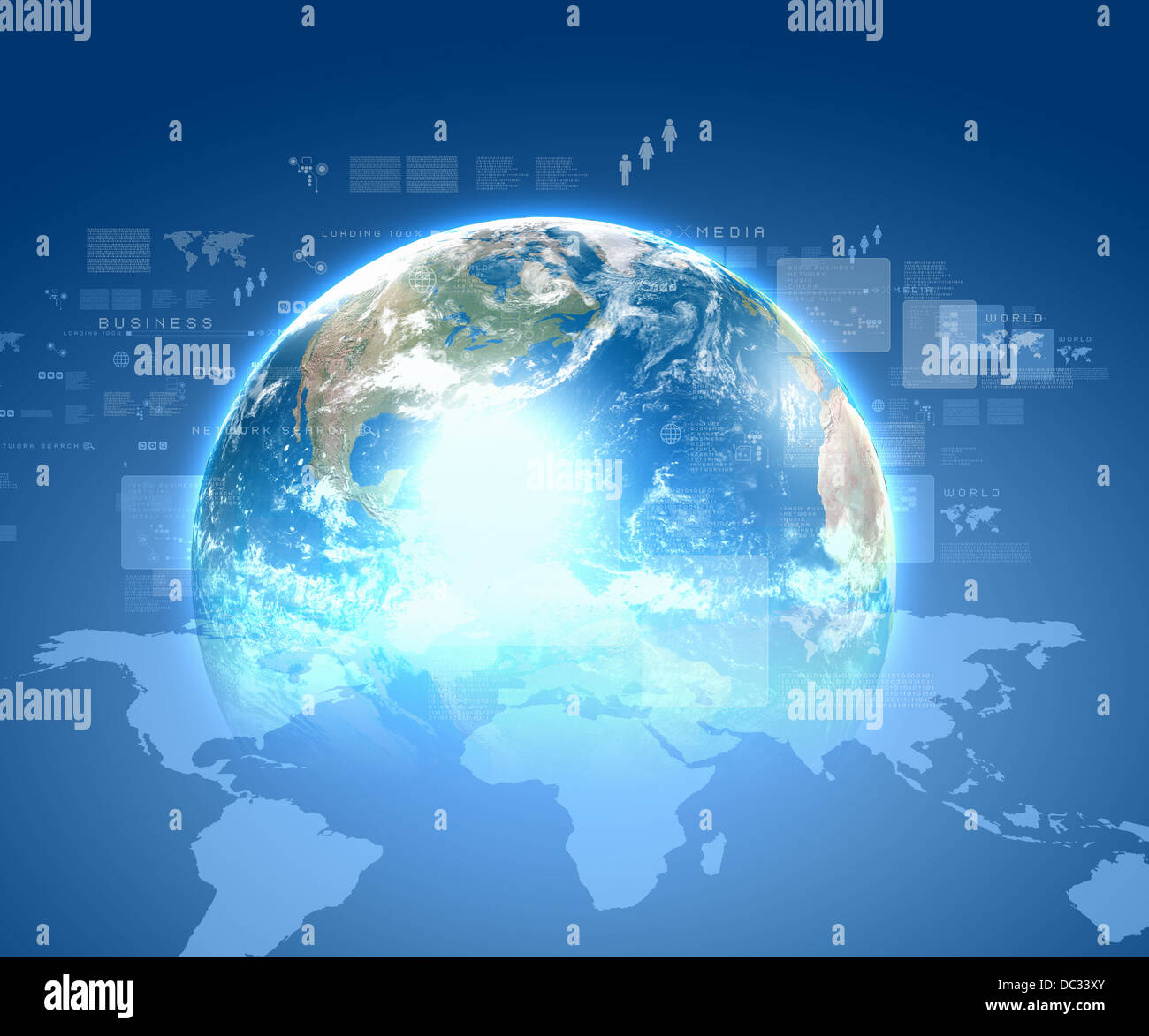 Internet concept illustration Stock Photo - Alamy