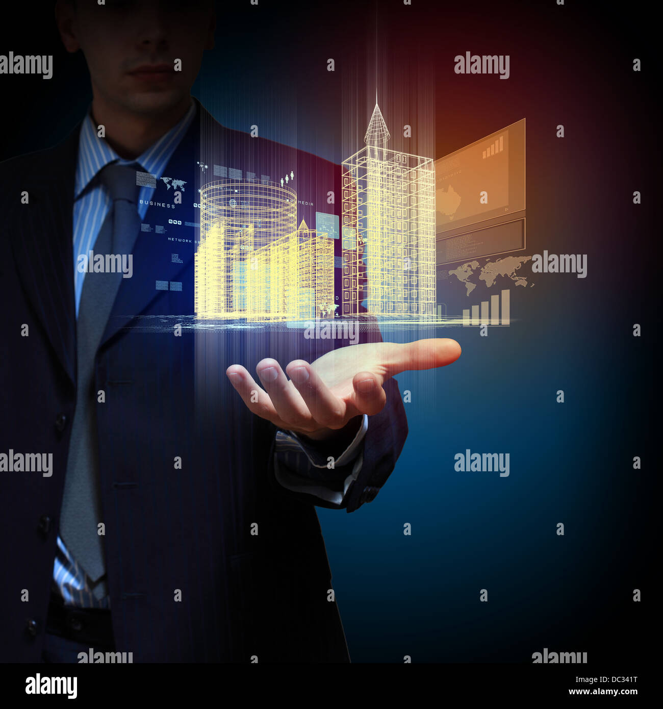 engineering automation building design Stock Photo - Alamy