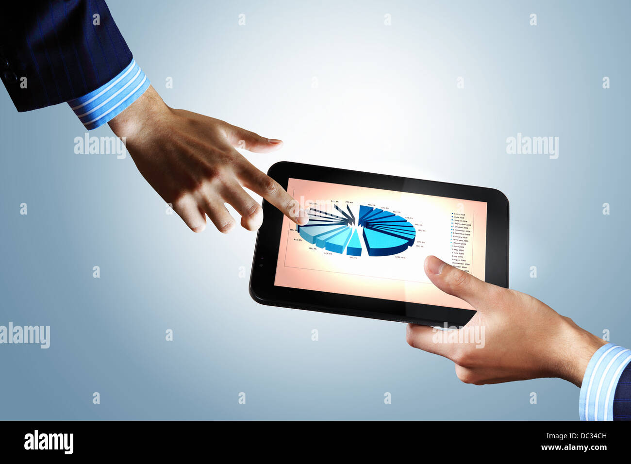 Modern computer technology in business Stock Photo - Alamy