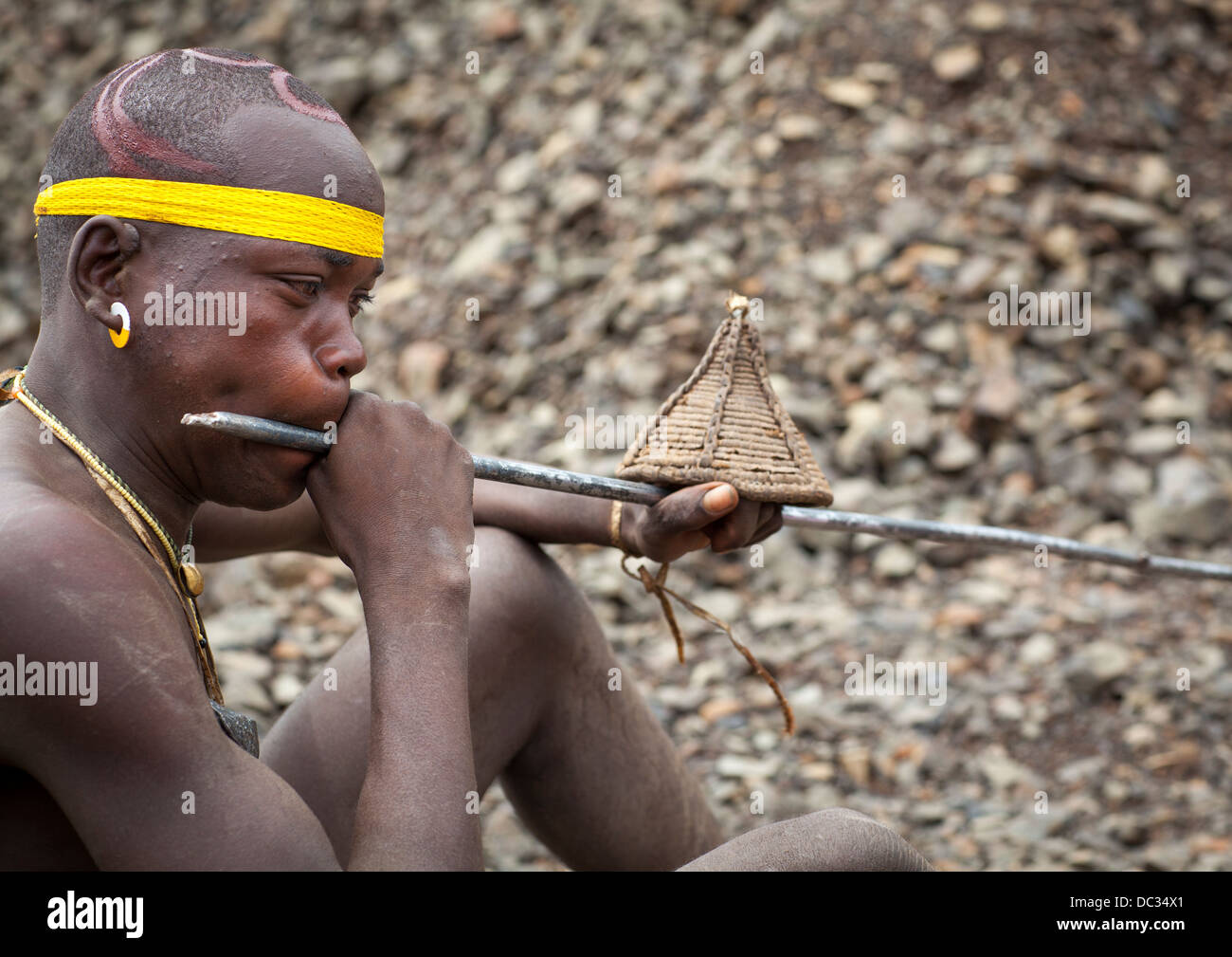 Africa musical blowing hi-res stock photography and images - Alamy