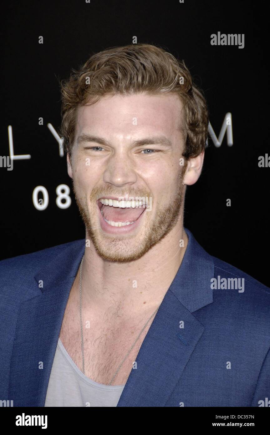 Derek Theler at arrivals for ELYSIUM Premiere, Regency Village Theatre ...