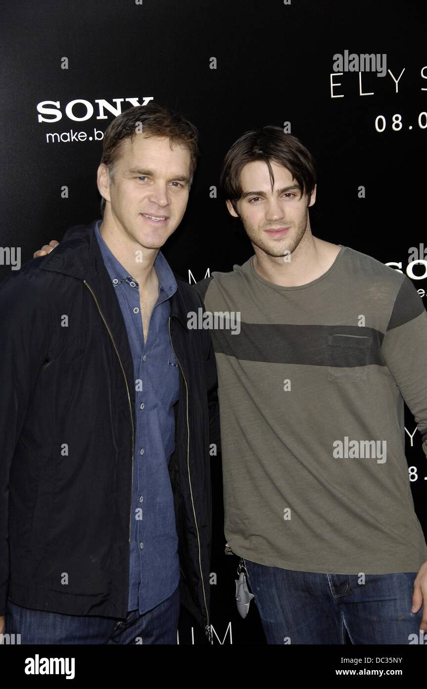 Los Angeles, CA. 7th Aug, 2013. Luc Robitaille, Steven R. McQueen at ...