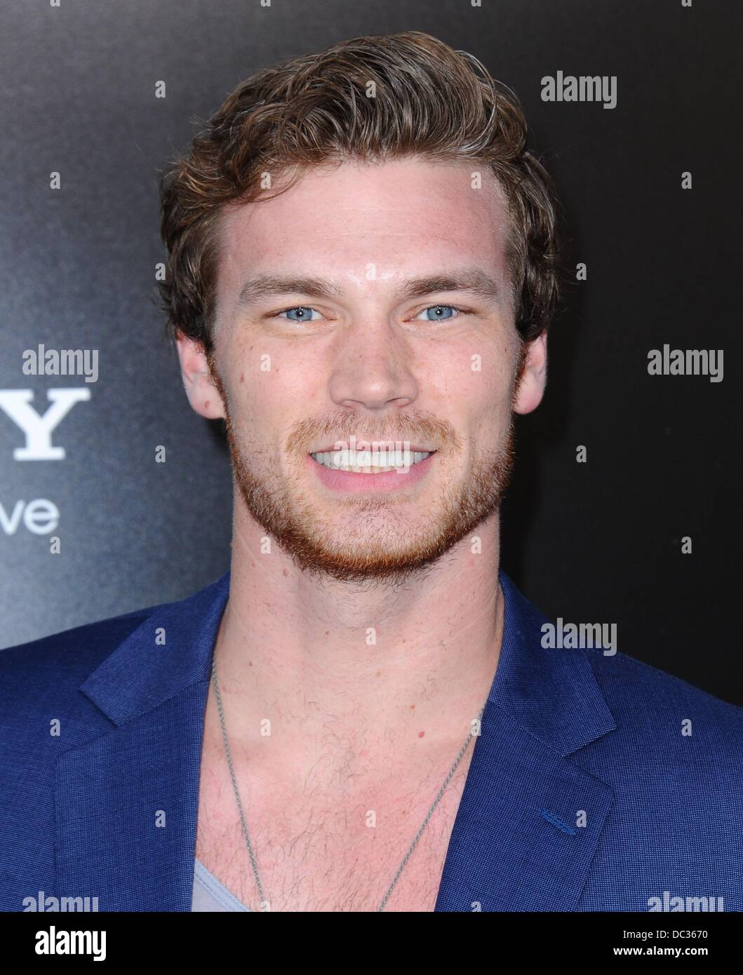 Los Angeles, CA. 7th Aug, 2013. Derek Theler at arrivals for ELYSIUM ...
