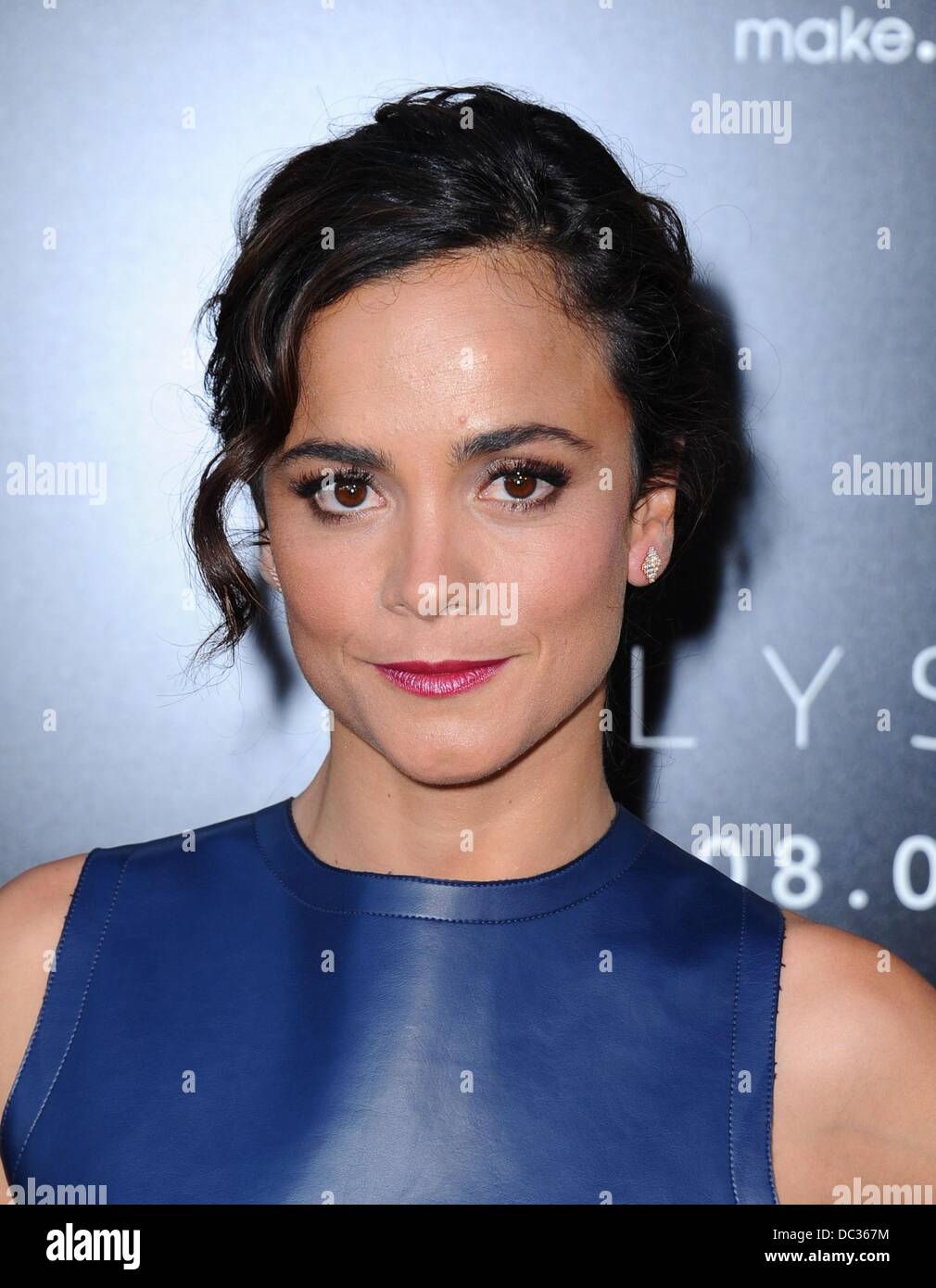 Los Angeles, CA. 7th Aug, 2013. Alice Braga at arrivals for ELYSIUM ...