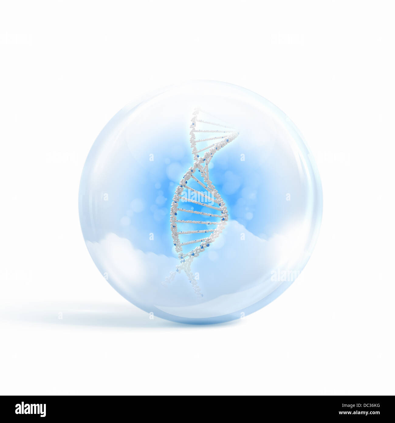 Dna double helix strands hi-res stock photography and images - Alamy