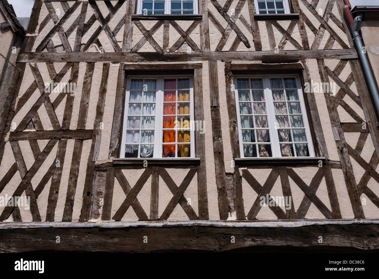 Wood-framed house in Chartres, France Stock Photo - Alamy