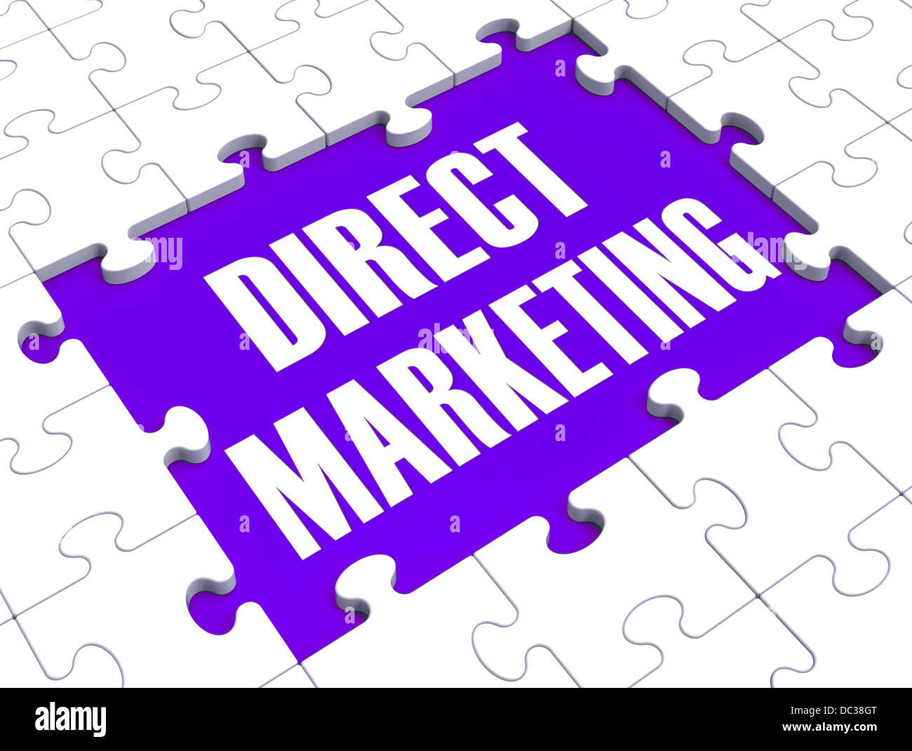 Direct Marketing Shows Targeting Clients Stock Photo - Alamy