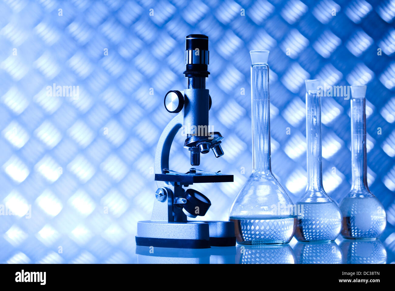 Biochemistry Laboratory and glass Stock Photo - Alamy