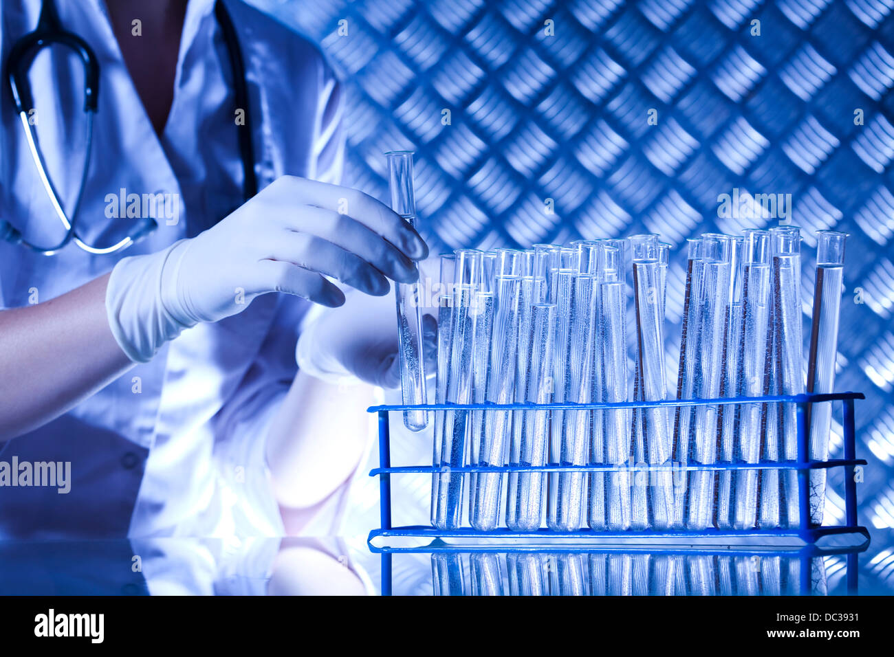 Chemistry science formula, Laboratory glassware Stock Photo - Alamy