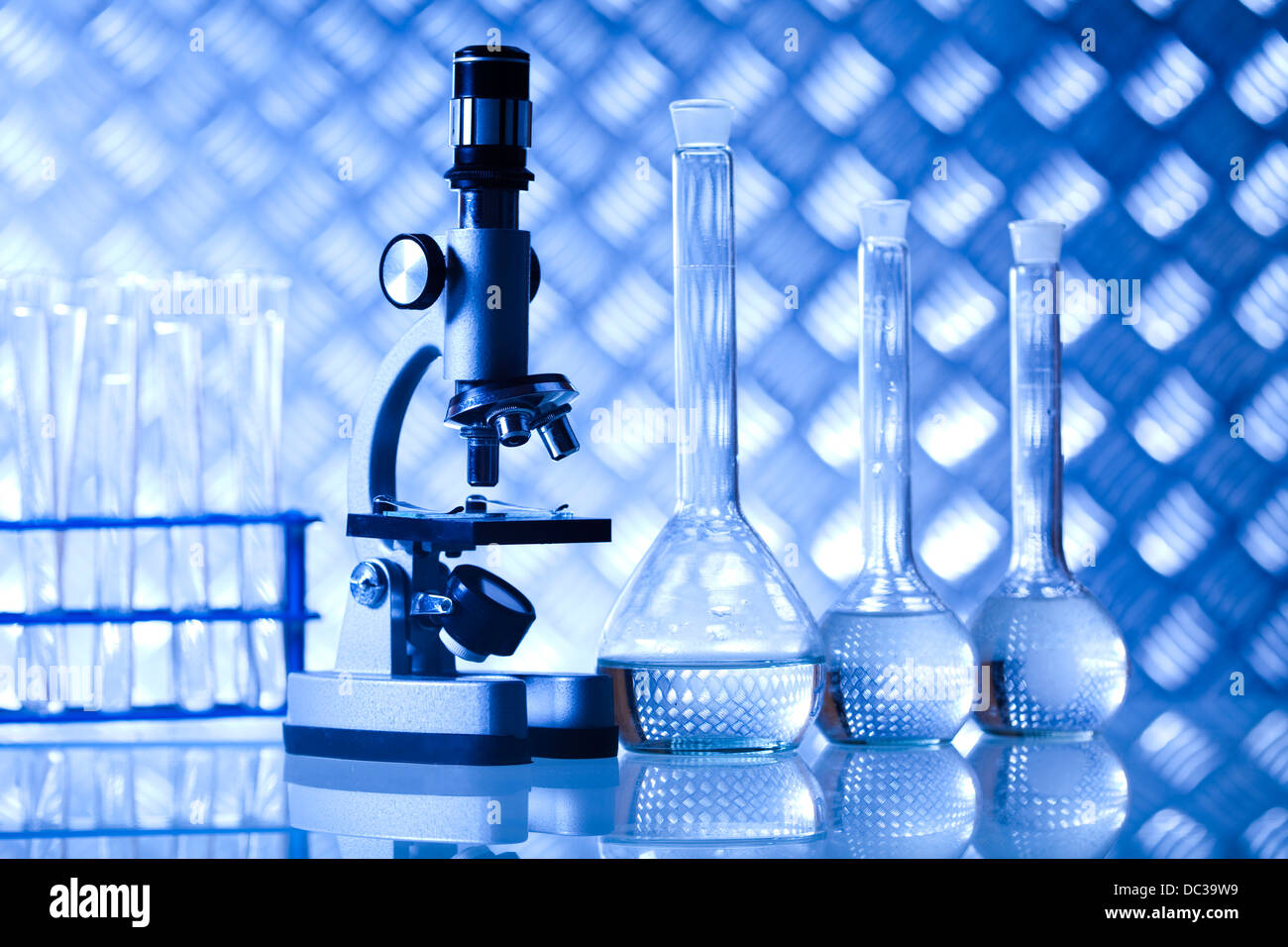 Biochemistry Laboratory and glass Stock Photo - Alamy
