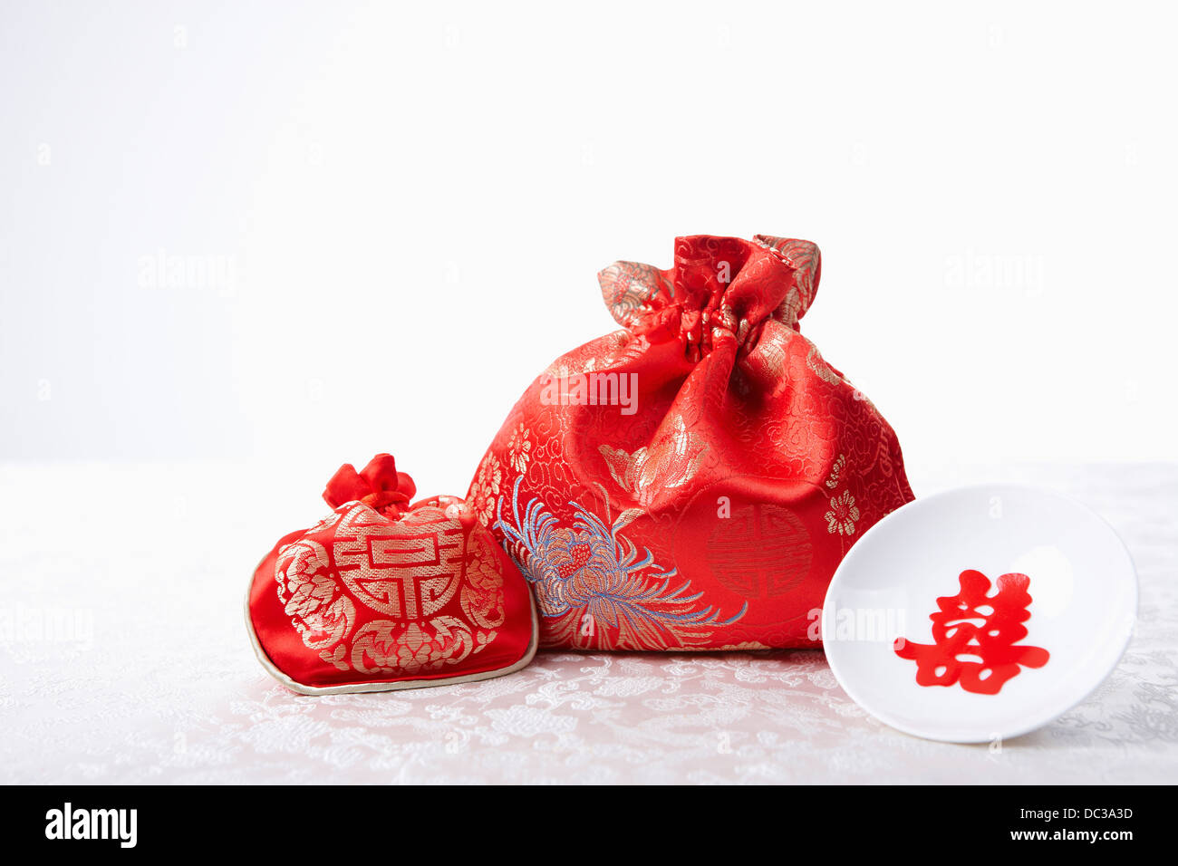 Chinese traditional luck pockets Stock Photo - Alamy