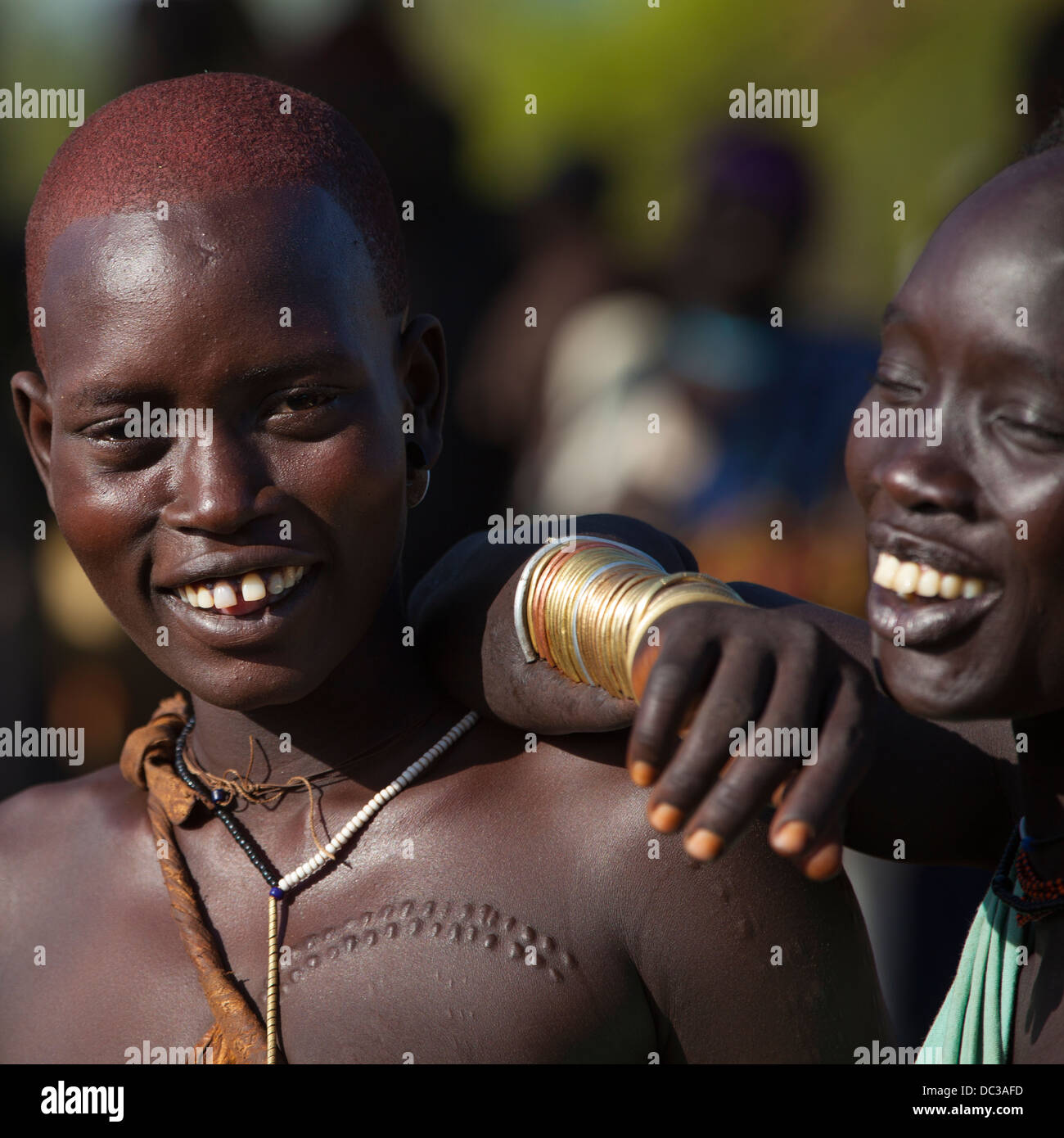 Bodi Tribe Women, Hana Mursi, Omo Valley, Ethiopia Stock Photo - Alamy