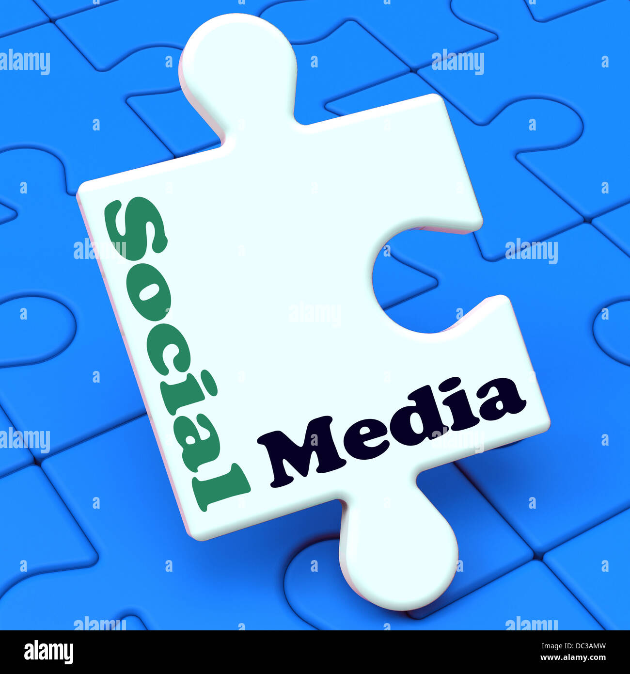 Social Media Shows Online Networking Community Stock Photo - Alamy