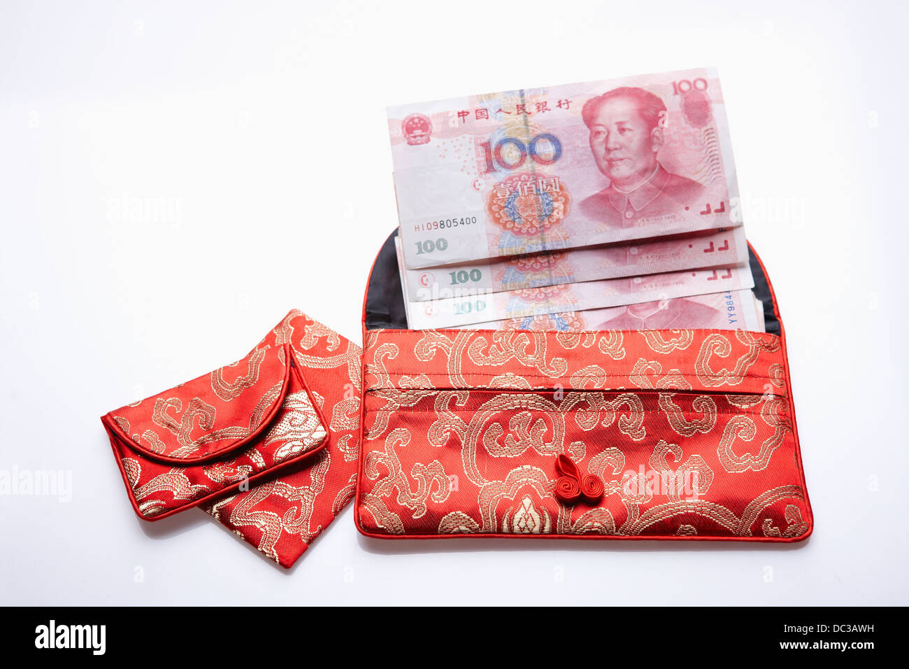 Chinese money from the pocket Stock Photo - Alamy