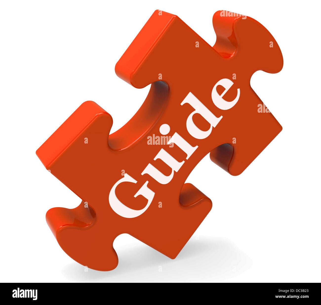 Guide Word Means Guidance Or Training Stock Photo - Alamy
