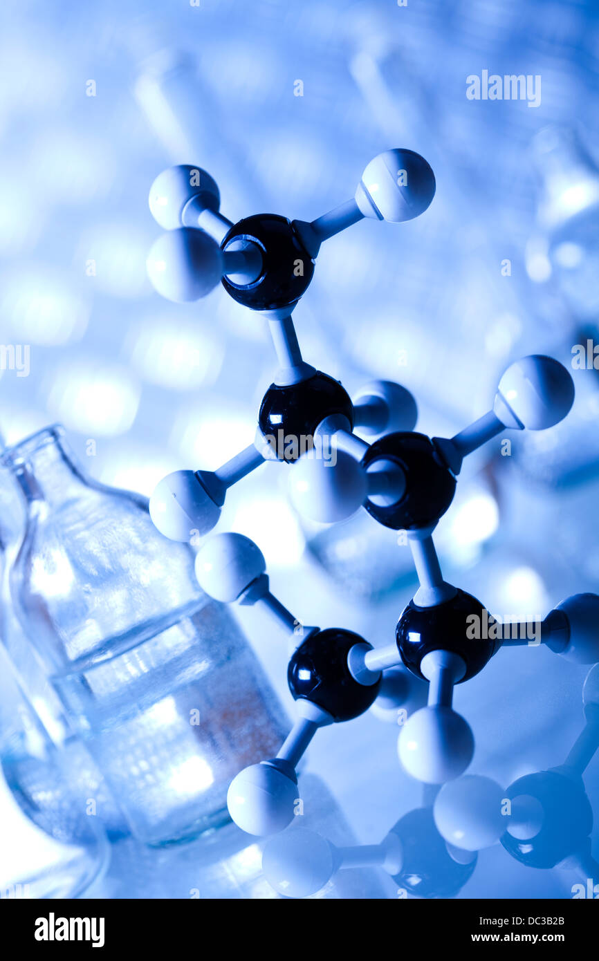 Biochemistry Laboratory and glass Stock Photo - Alamy