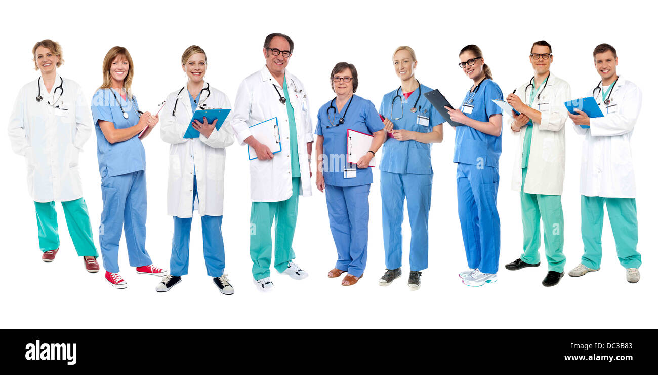 Group of medical experts at your service Stock Photo - Alamy