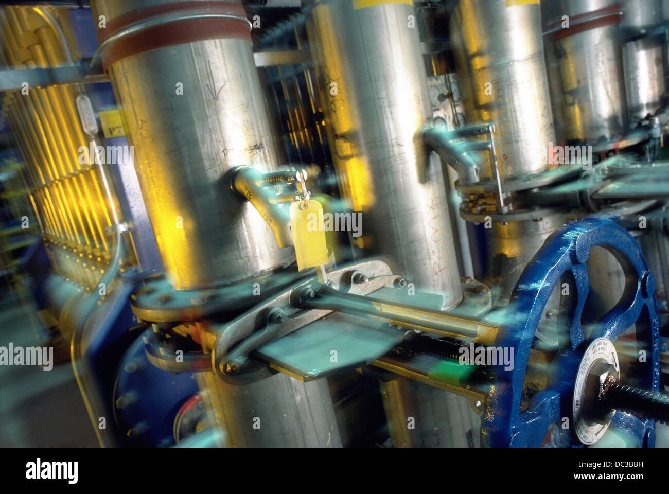 Pulp and paper industry. Pulp processing machinery Stock Photo - Alamy
