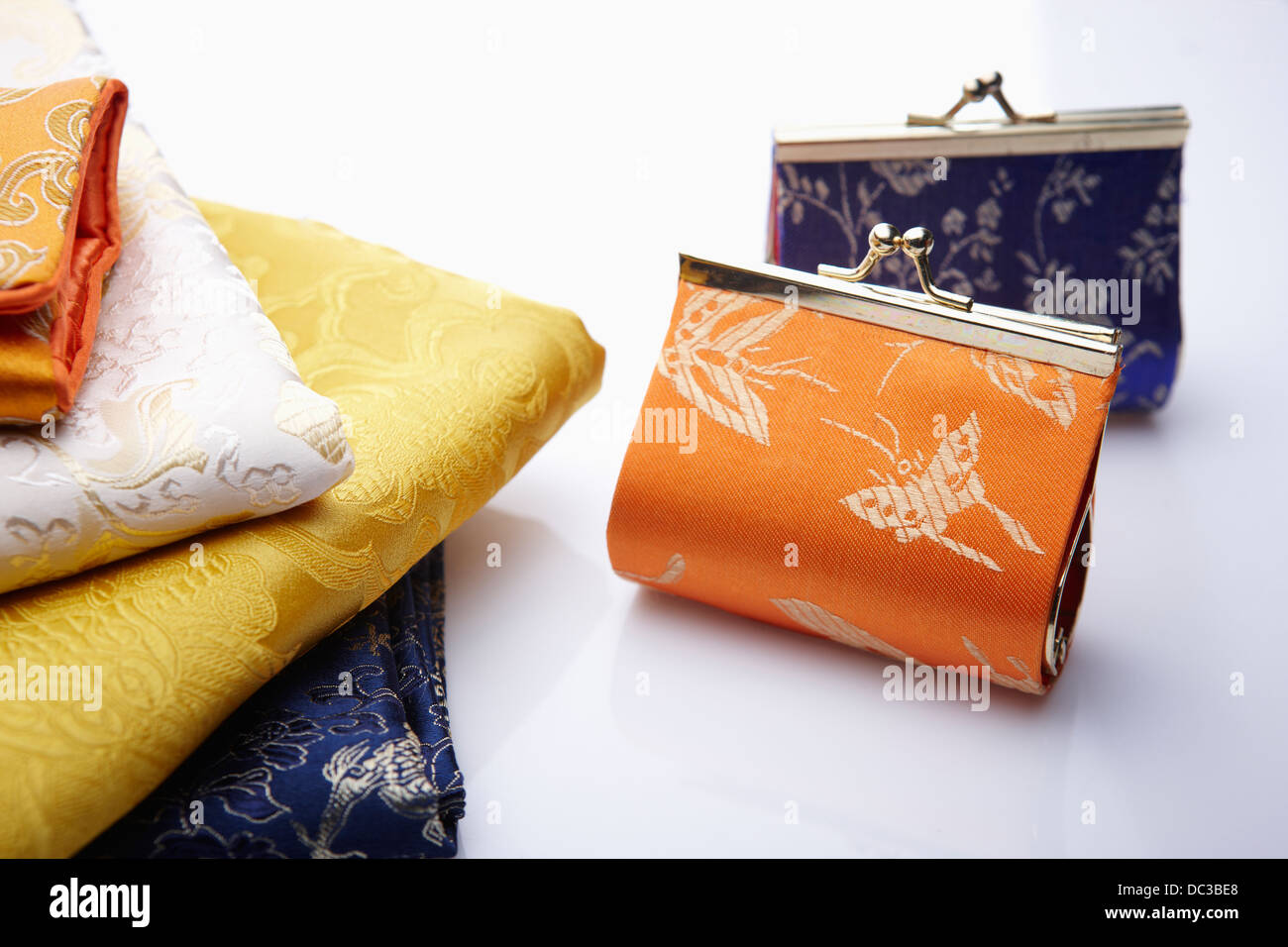 Chinese traditional money pocket and clothes Stock Photo - Alamy