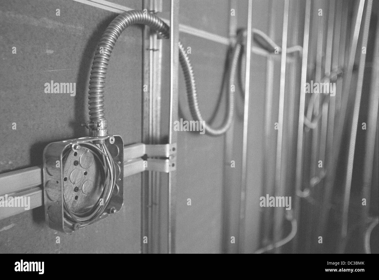 Connect wiring Black and White Stock Photos & Images - Alamy