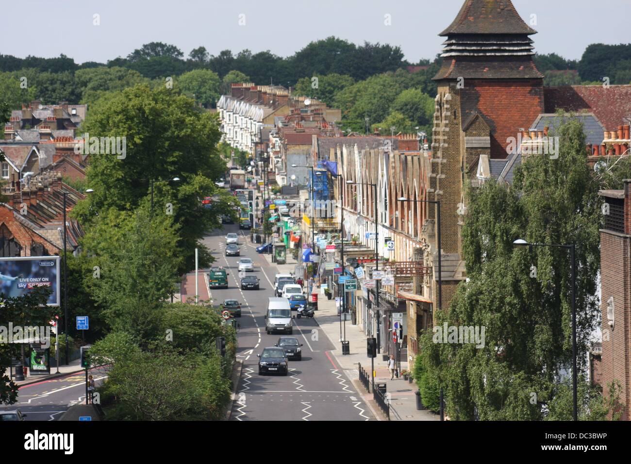 Aerial view highgate london hi-res stock photography and images - Alamy