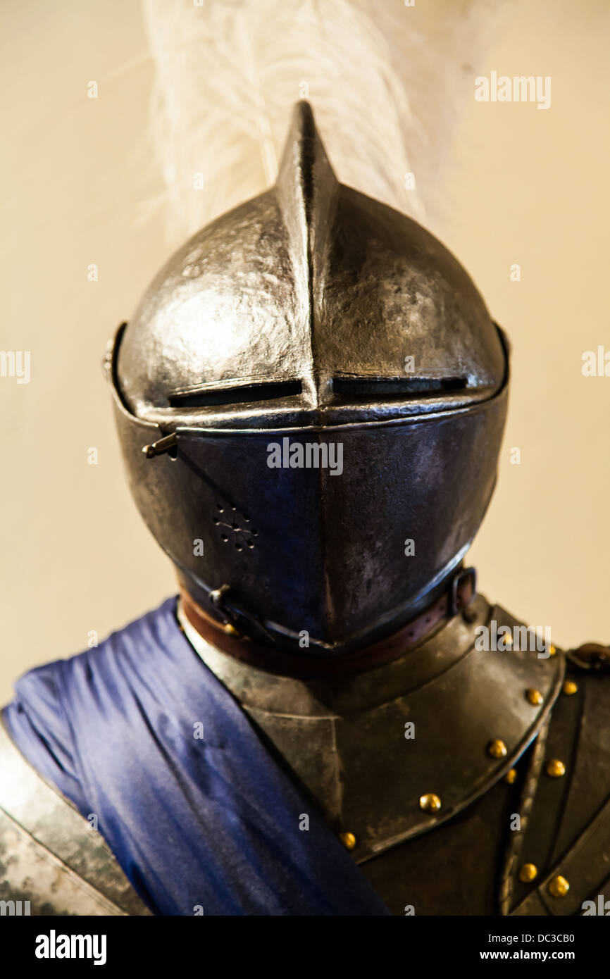Tuscany, Italy. Detail of an original Medieval armour Stock Photo - Alamy