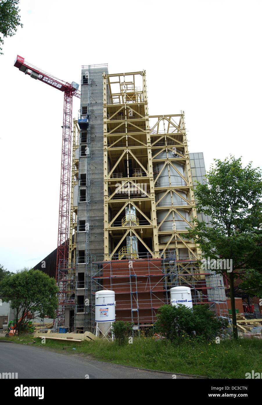 The conveyor facility is pictured at the Werra Potash Plant operated by ...