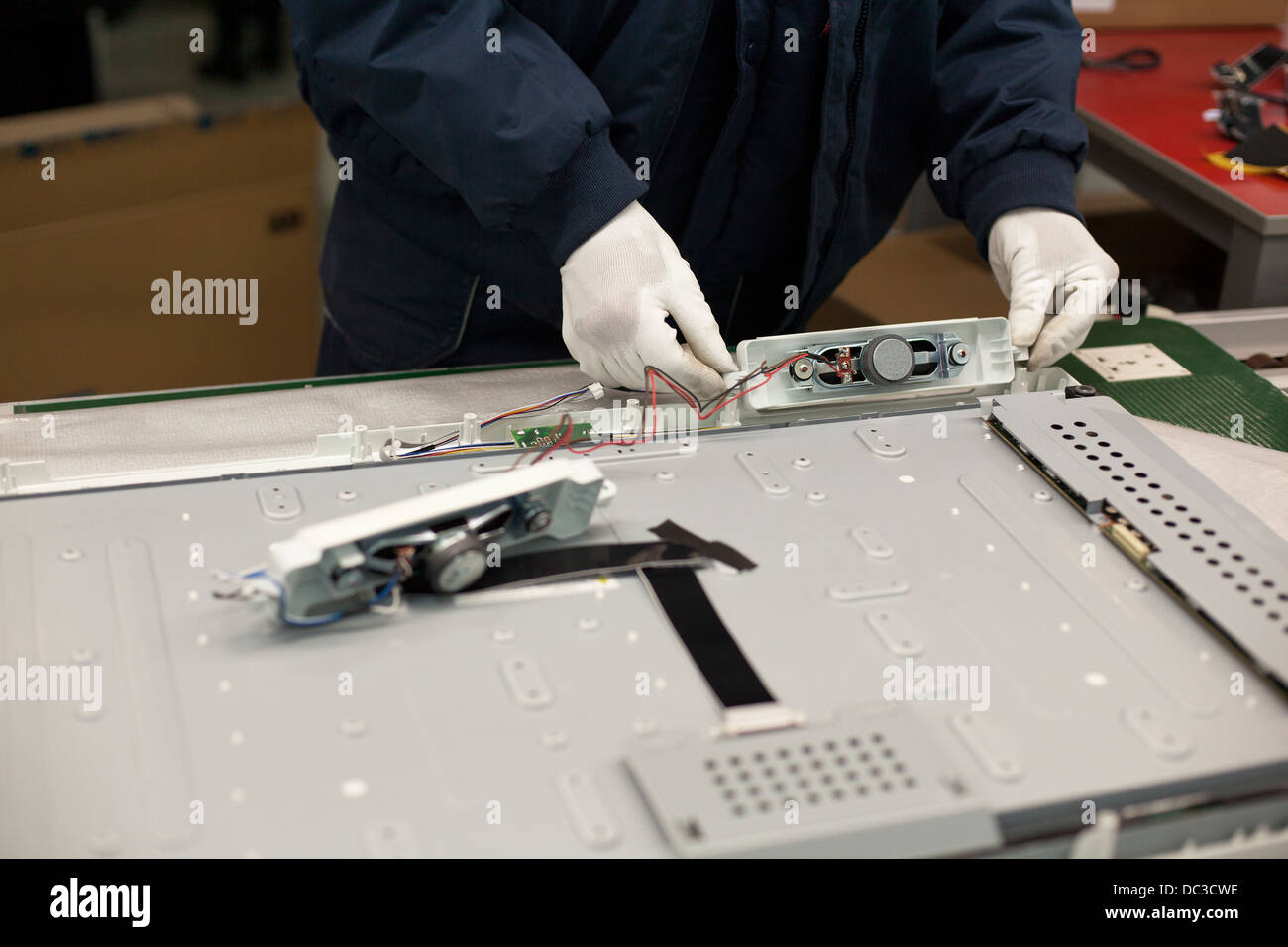 electronic technician at work Stock Photo - Alamy
