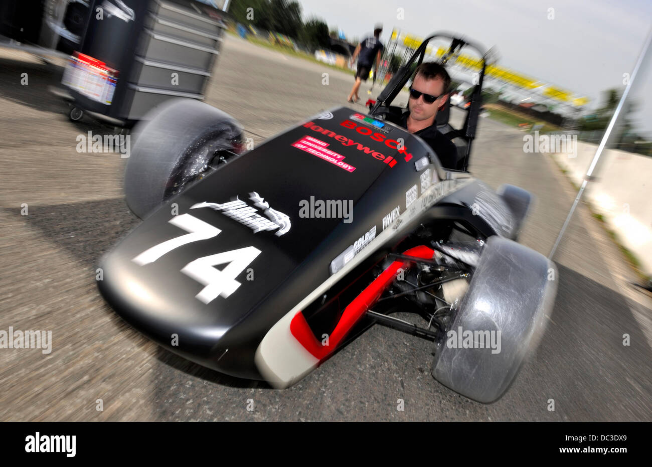 Hradec Kralove, Czech Republic. 8th August 2013. Formula Student racing ...