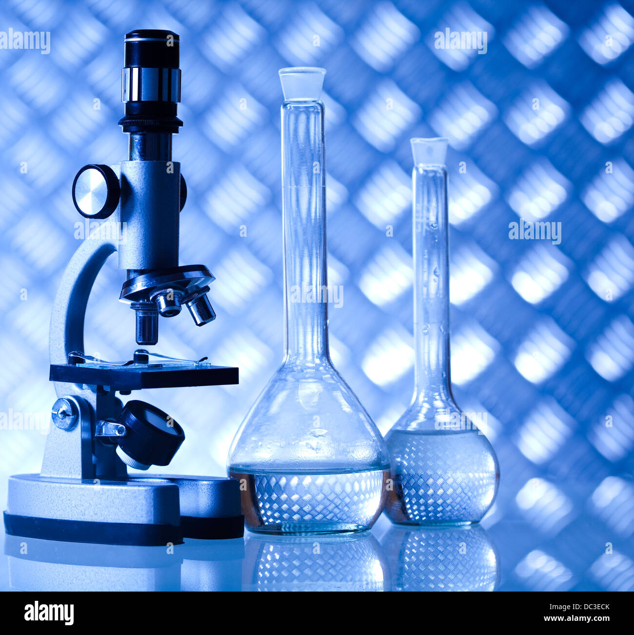 Biochemistry Laboratory and glass Stock Photo - Alamy