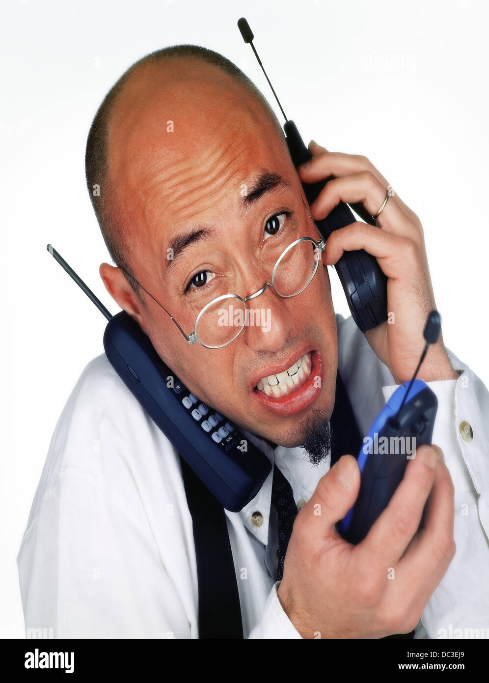 Trouble difficulty man grimace hi-res stock photography and images - Alamy