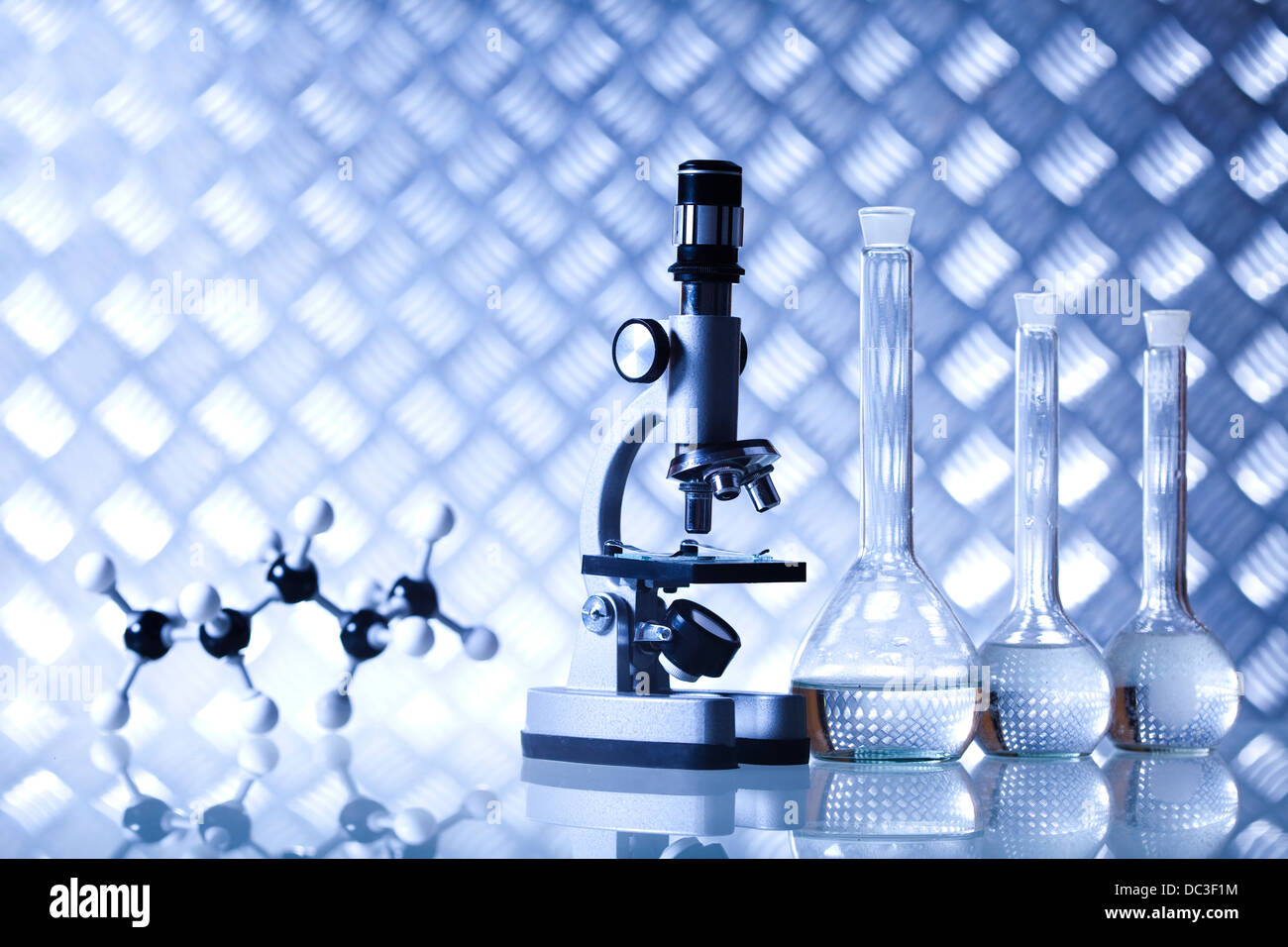 Biochemistry Laboratory and glass Stock Photo - Alamy
