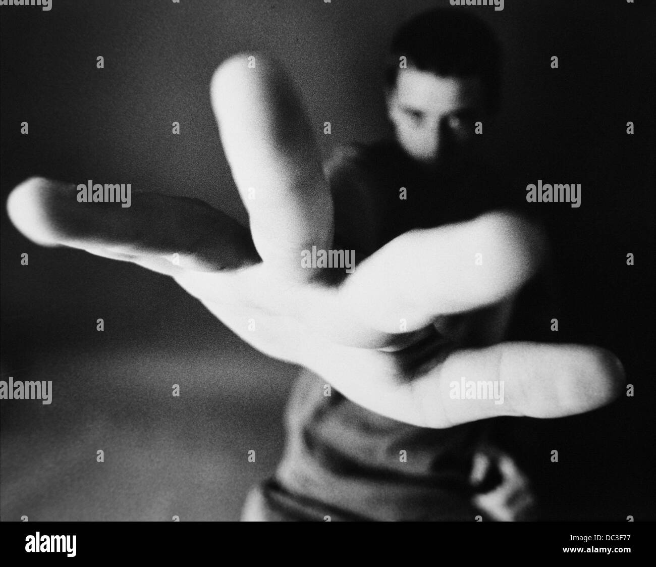 Feel holding Black and White Stock Photos & Images - Alamy