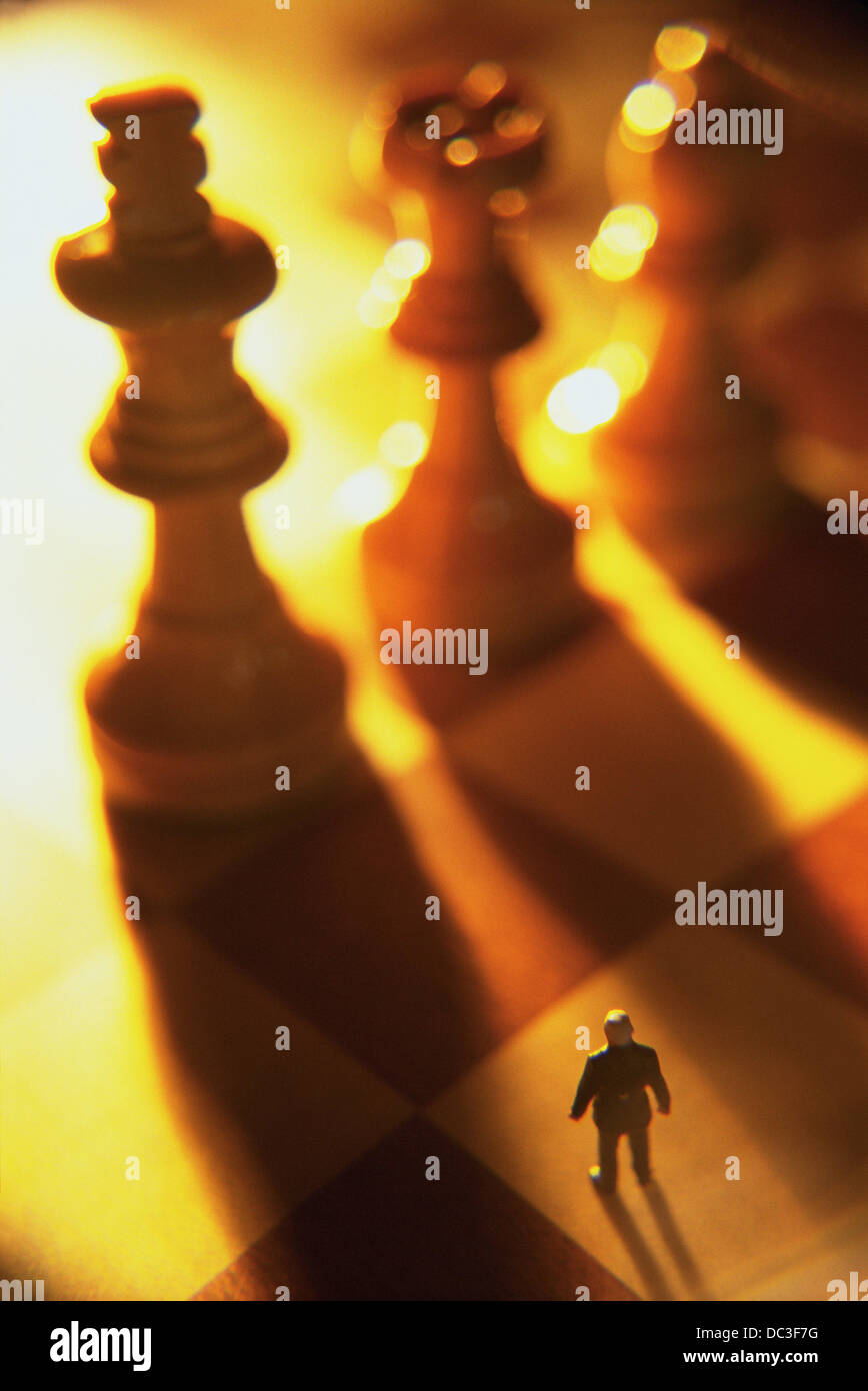 Small person big shadow hi-res stock photography and images - Alamy