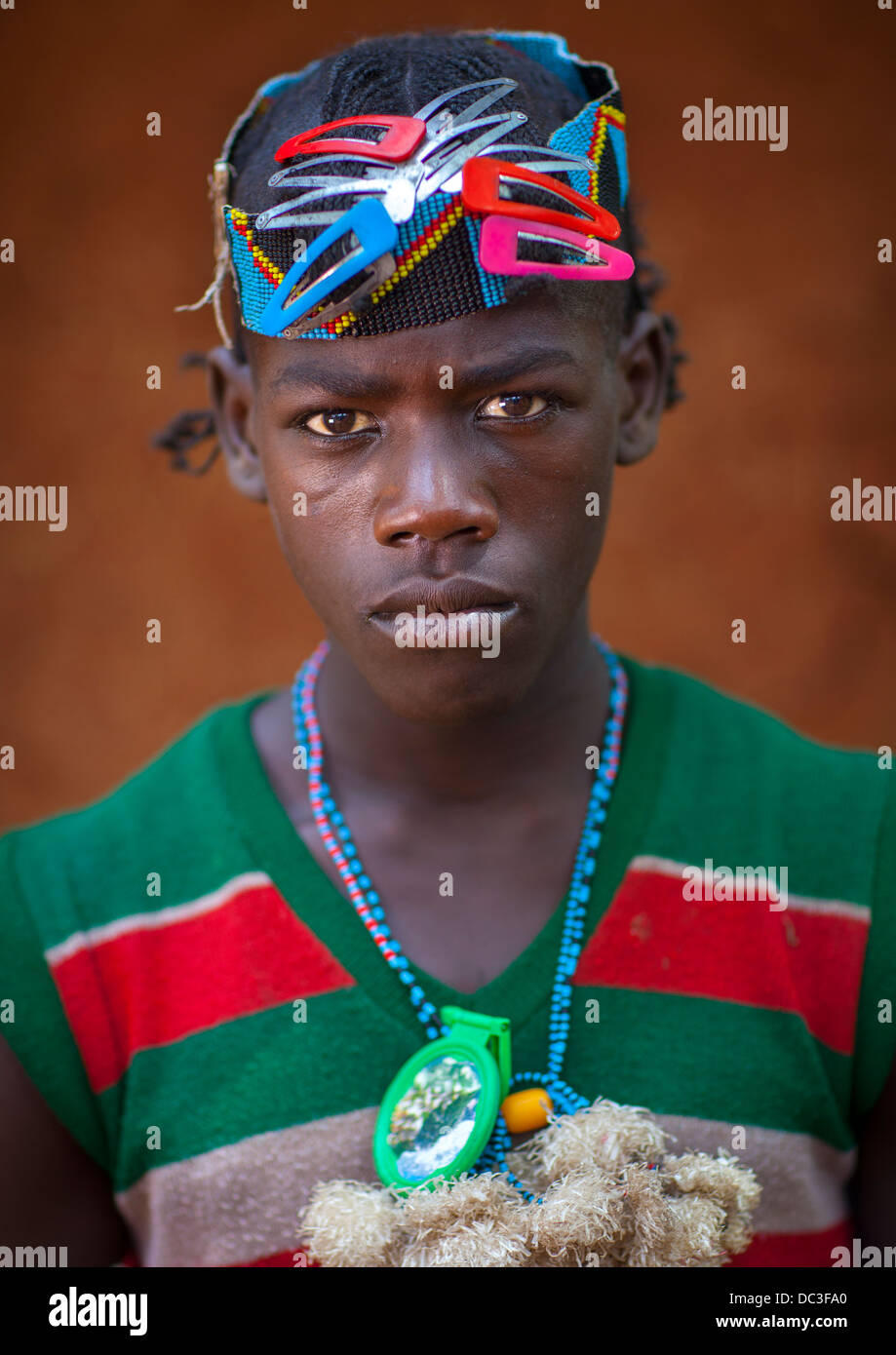 Bana Tribe Man, Key Afer, Omo Valley, Ethiopia Stock Photo - Alamy