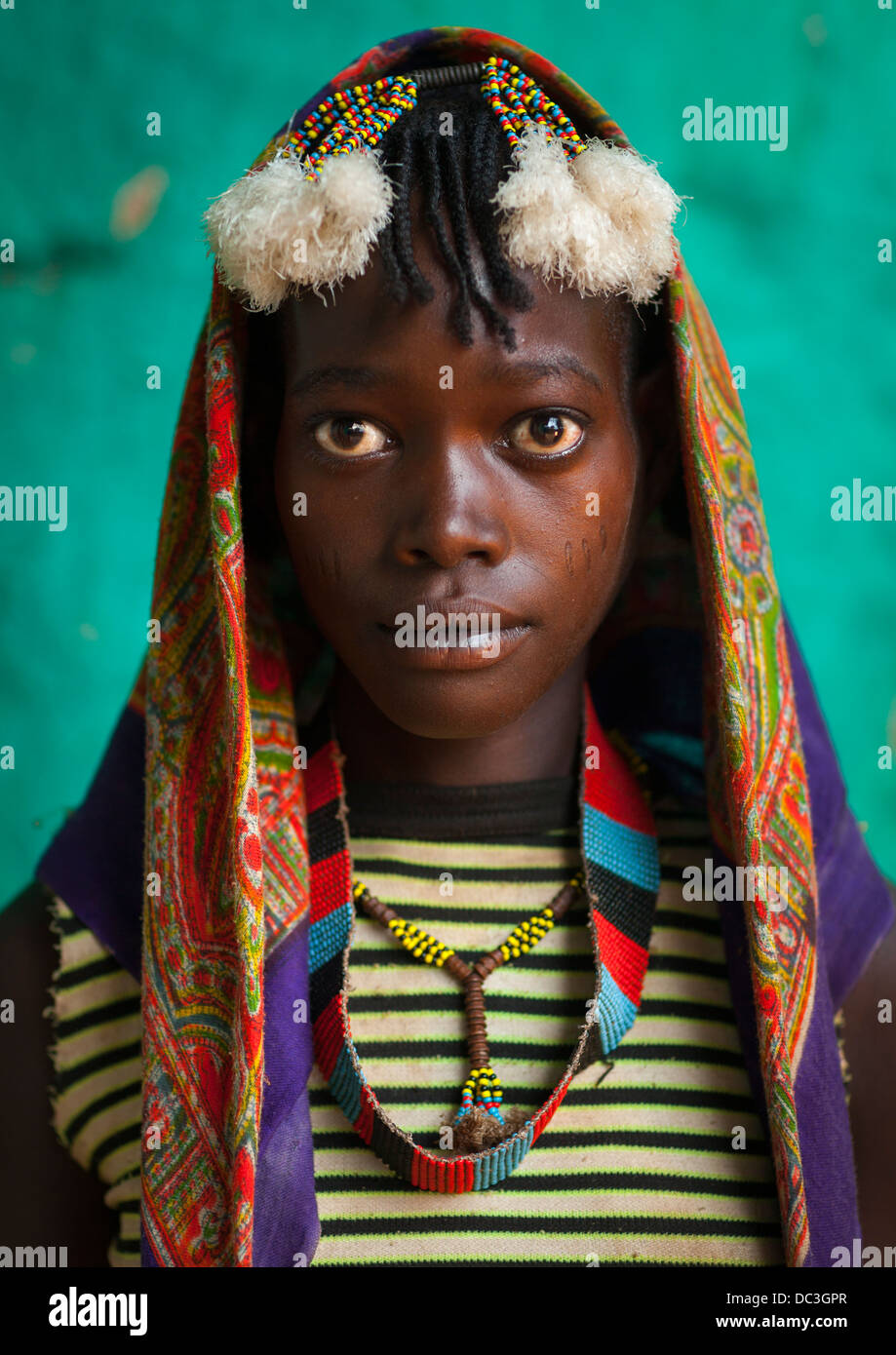 Bana Tribe Woman, Key Afer, Omo Valley, Ethiopia Stock Photo - Alamy