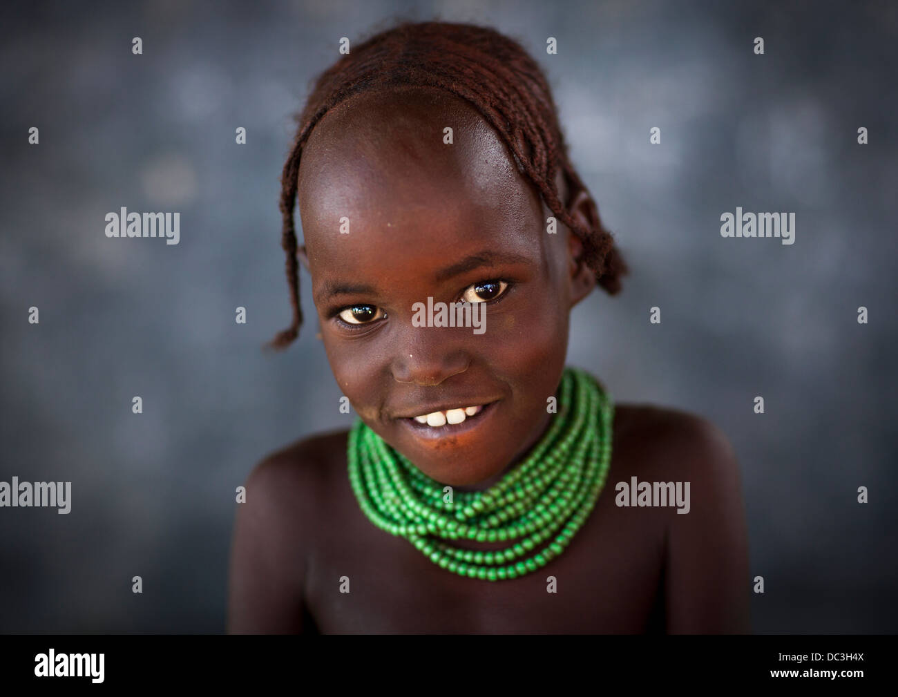 Dassanech Tribe Girl, Omorate, Omo Valley, Ethiopia Stock Photo - Alamy