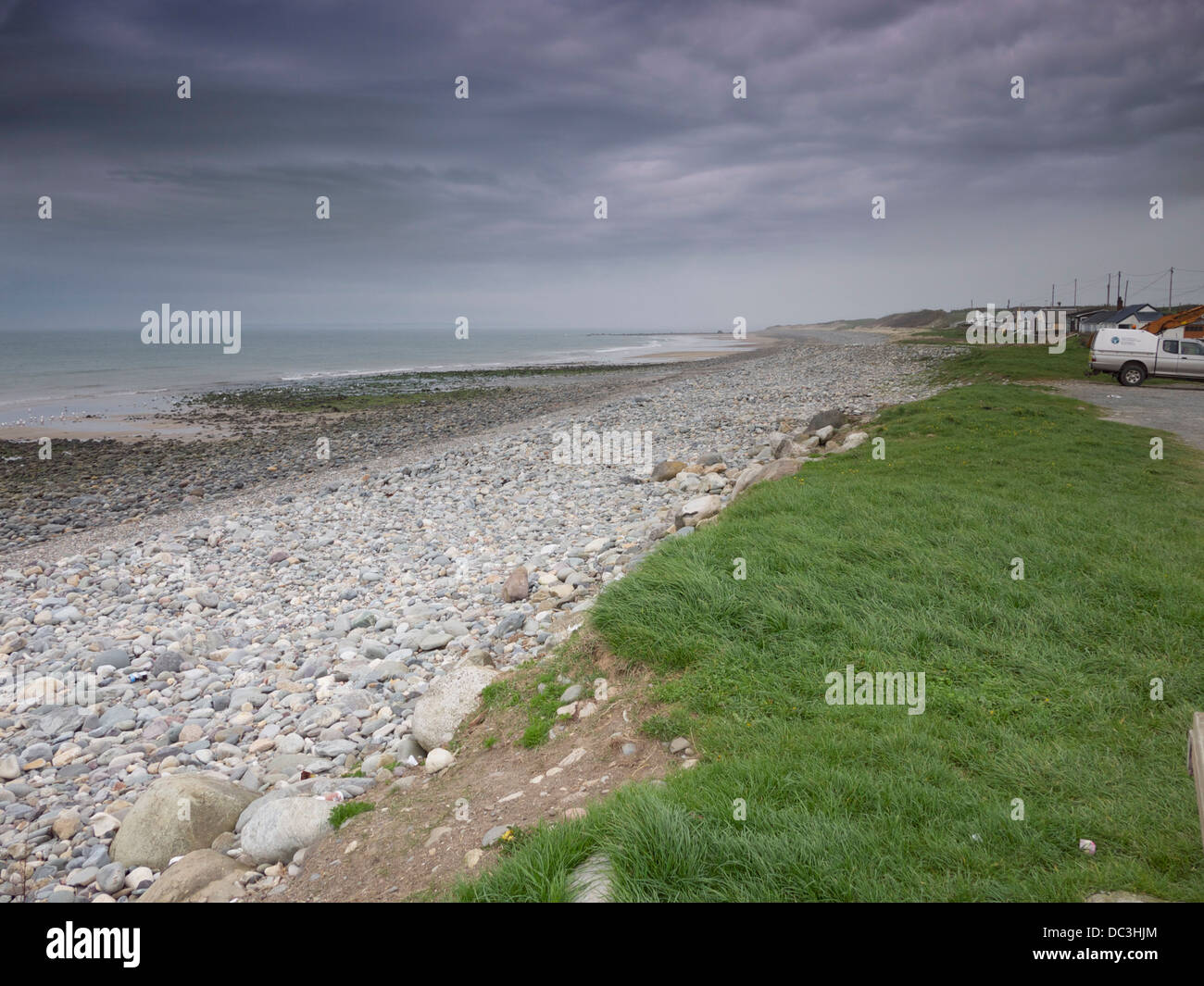 Views of Anglsey from Aberdesach, Lleyn Peninsula Stock Photo - Alamy