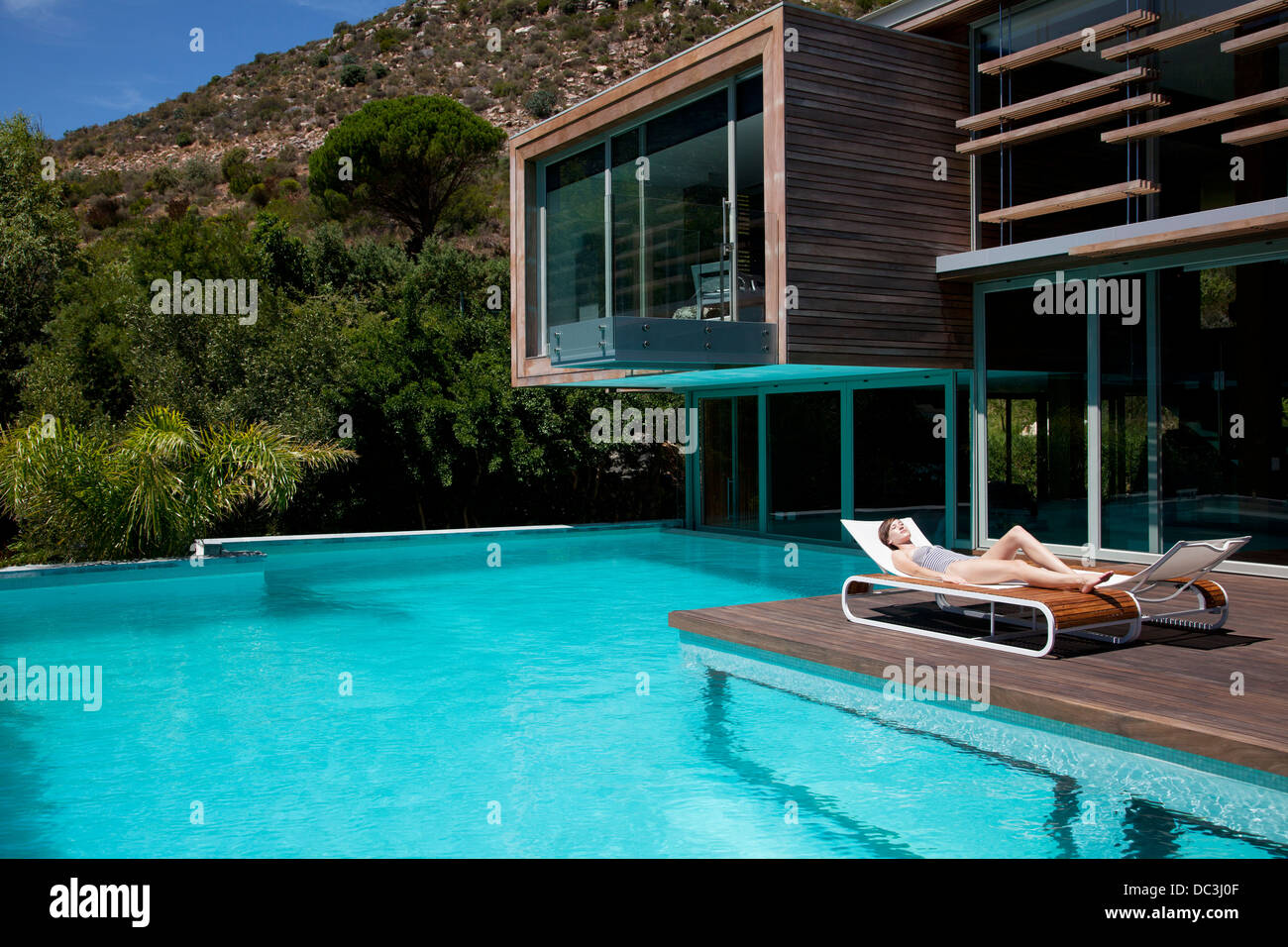 Woman laying down beach body hi-res stock photography and images - Alamy