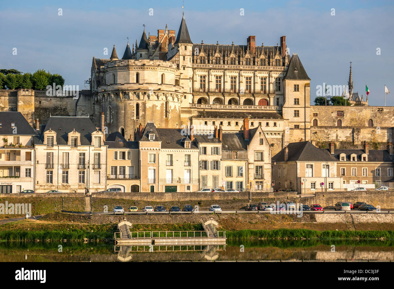 Close view of The Royal Chateau and neighbouring buildings, by the ...