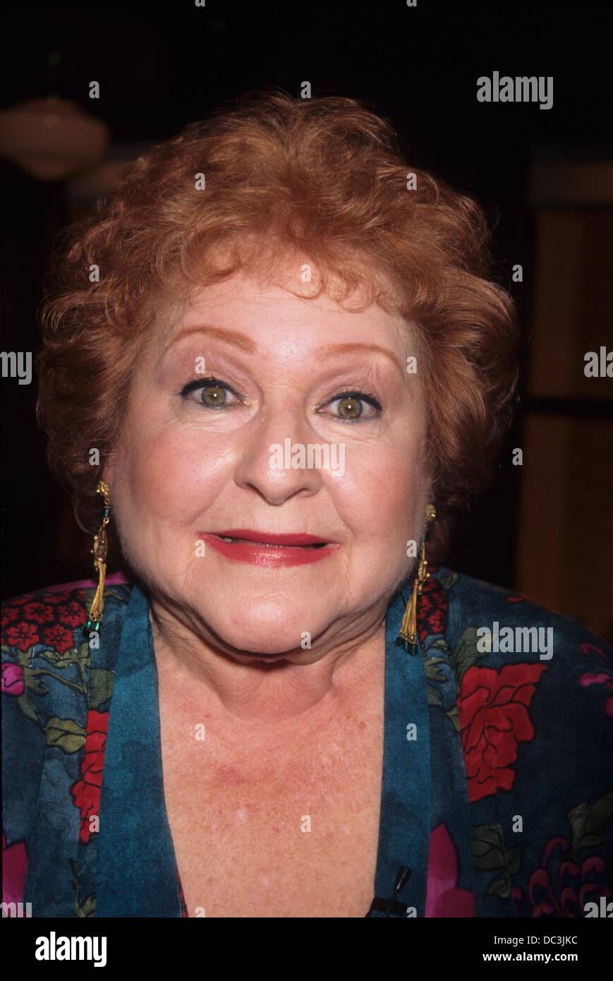 ESTELLE HARRIS.Taping of Gordon Elliott show in New York 1996.k5151ar ...