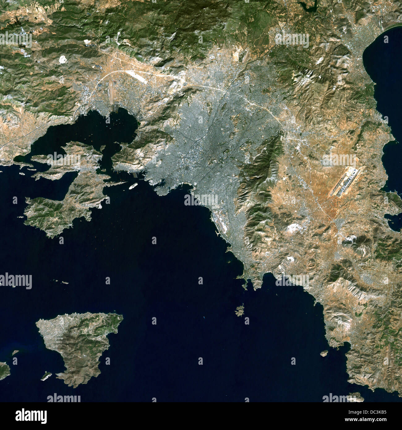 Satellite image of Karachi, Pakistan Stock Photo - Alamy